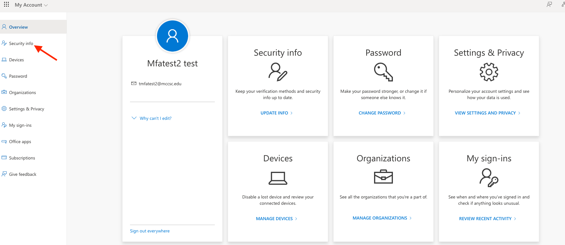 O365 Multifactor Authentication Mfa2 Step Verification Setup 1437