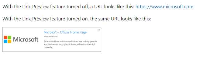 Link Preview in Outlook Web Access (OWA) – Monroe County Community School