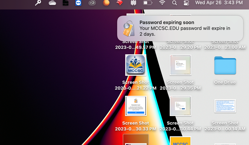 MacOS Password Change – Monroe County Community School